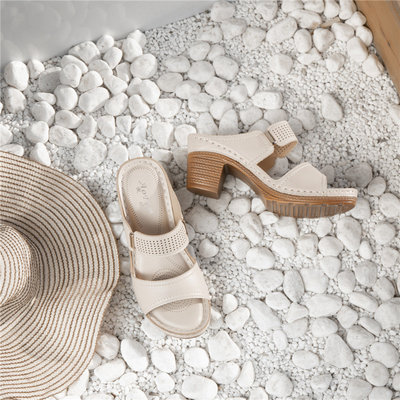 BS070new European and American sandals women summer leisure foreign trade sandals thick high-heeled large size comfortab