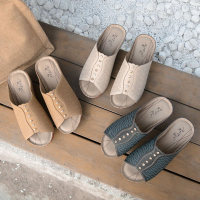 BS072 Amazon 2021 Rhinestone Flower Ladies Roman Slippers Car Stitching Beach Slope Mother Shoes Open Toe Women Sandals