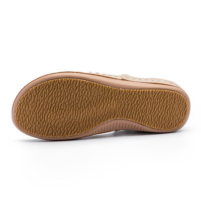 BS082 Amazon 2021 Slippers Women Cross-Border Foot Massage Flip Flops Southeast Asian Retro Wedge Sandals Women