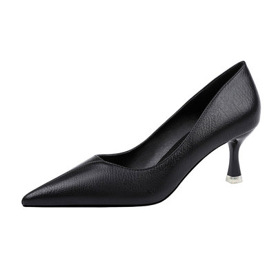 9797-1 Korean Fashion Pointed Shallow Mouth High Heels Stiletto Professional OL Women'S Single Shoes Were Thin And Versa