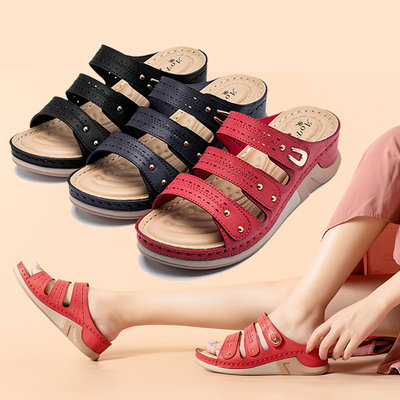BS085 Slide 2020 Female Slippers Amazon Wish Sandals Female Outer Wear Beach Vacation Female Sandals Lady Slippers Suppl
