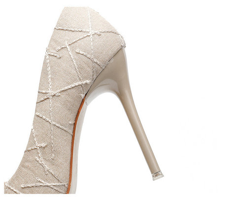 3058-2 Korean Fashion Pointy Toe Pump High Heels Nightclub Looks Thin Sexy Women'S Single Shoes Sequins Professional OL