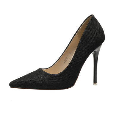6999-3 Korean Fashion Pointed Toe Rhinestone High Heels Net Red Fairy Style Women'S Single Shoes Stiletto Sexy Banquet W