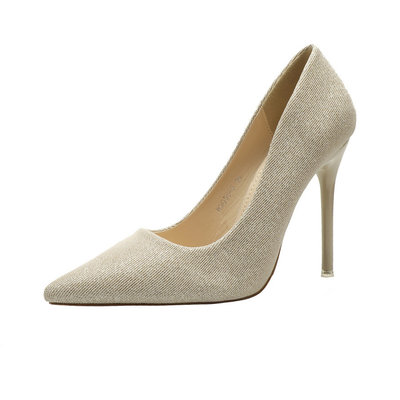 6999-3 Korean Fashion Pointed Toe Rhinestone High Heels Net Red Fairy Style Women'S Single Shoes Stiletto Sexy Banquet W