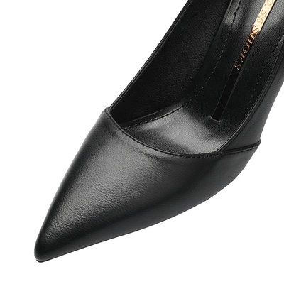 8666-13 Korean fashion pointed shallow mouth high heels nightclub thin sexy single shoes stiletto professional OL women'