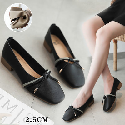 BS106 Beef Tendon Soft Sole Single Shoes Flat Shoes Women'S Spring 2021 New Shoes Fashion Casual Shoes Women'S Shoes Aut