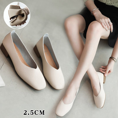 BS106 Beef Tendon Soft Sole Single Shoes Flat Shoes Women'S Spring 2021 New Shoes Fashion Casual Shoes Women'S Shoes Aut