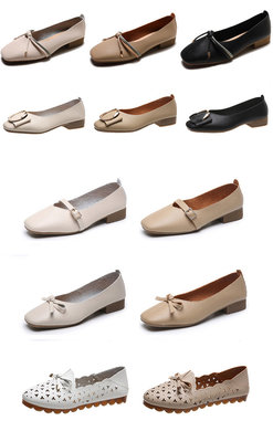 BS106 Beef Tendon Soft Sole Single Shoes Flat Shoes Women'S Spring 2021 New Shoes Fashion Casual Shoes Women'S Shoes Aut