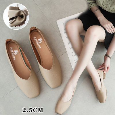 BS106 Beef Tendon Soft Sole Single Shoes Flat Shoes Women'S Spring 2021 New Shoes Fashion Casual Shoes Women'S Shoes Aut