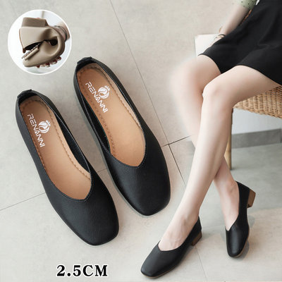 BS106 Beef Tendon Soft Sole Single Shoes Flat Shoes Women'S Spring 2021 New Shoes Fashion Casual Shoes Women'S Shoes Aut