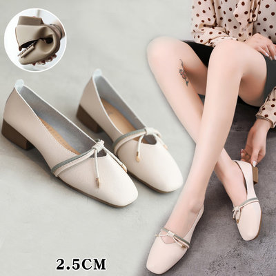 BS106 Beef Tendon Soft Sole Single Shoes Flat Shoes Women'S Spring 2021 New Shoes Fashion Casual Shoes Women'S Shoes Aut