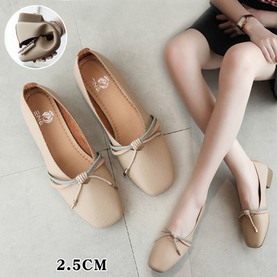 BS106 Beef Tendon Soft Sole Single Shoes Flat Shoes Women'S Spring 2021 New Shoes Fashion Casual Shoes Women'S Shoes Aut