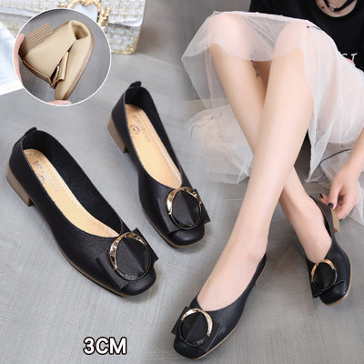 BS106 Beef Tendon Soft Sole Single Shoes Flat Shoes Women'S Spring 2021 New Shoes Fashion Casual Shoes Women'S Shoes Aut