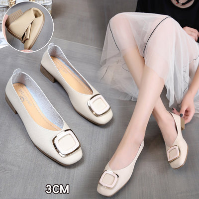 BS106 Beef Tendon Soft Sole Single Shoes Flat Shoes Women'S Spring 2021 New Shoes Fashion Casual Shoes Women'S Shoes Aut