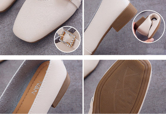 BS106 Beef Tendon Soft Sole Single Shoes Flat Shoes Women'S Spring 2021 New Shoes Fashion Casual Shoes Women'S Shoes Aut
