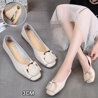 BS106 Beef Tendon Soft Sole Single Shoes Flat Shoes Women'S Spring 2021 New Shoes Fashion Casual Shoes Women'S Shoes Aut
