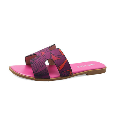 BS116 Summer Women'S Shoes New Korean Style Flat-Toe Flat Slippers Women'S Flat-Heel Summer Sandals And Slippers Wholesa