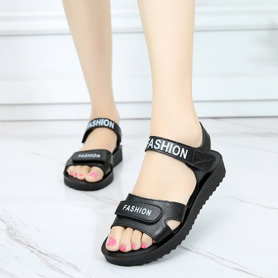 BS122 New Casual Orange Blue Slippers Female Summer Fashion Flat Non-Slip Outer Wear Sandals And Slippers Casual Slipper