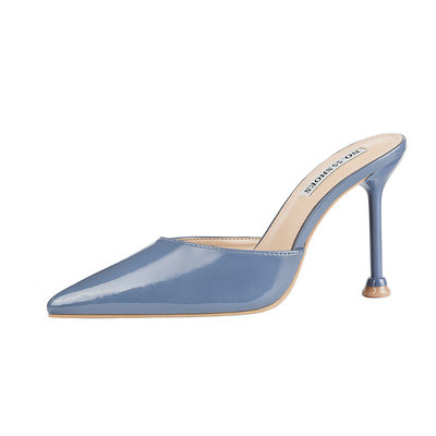 6288-3 Europe And The United States Sexy Pointed Shallow Mouth High Heels Stiletto Thin Temperament Sandals Professional