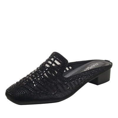 BS149 Slippers Women'S Summer Rhinestone Slippers Women'S Outer Wear Non-Slip Mid-Heel Sandals Lazy Ladies Sandals