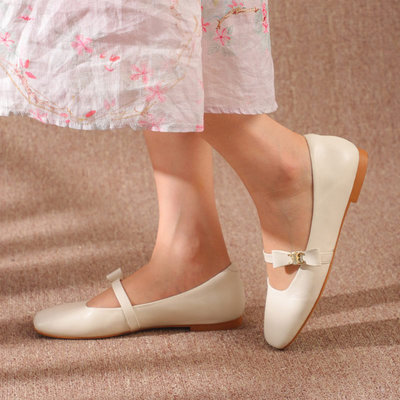 HZM009 Single Shoes Women Ladies Fashion Single Shoes Square Head Shallow Mouth Fashion All-Match Single Shoes One Pedal