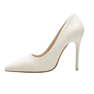 3088-1 Korean Fashion Pointed Shallow Mouth High Heels Nightclub Thin Sexy Women'S Single Shoes Stiletto Professional OL