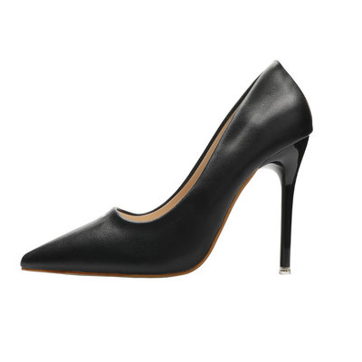 3088-2 Korean Fashion Pointed Shallow Mouth High Heels Nightclub Was Thin Sexy Professional OL Women'S Single Shoes Stil