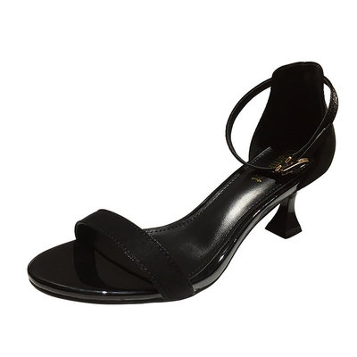 YTH007 Fashion All-Match High-Heeled Shoes Female Buckle Sandals Sexy Stiletto Summer Net Red