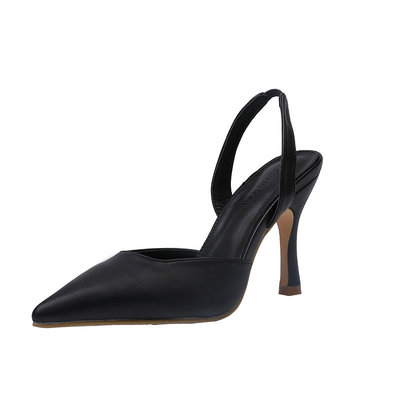 YTH008 Single Shoes Women'S New Pointed Toe European And American Summer Leather Shallow Mouth High Heels Stiletto Fashi