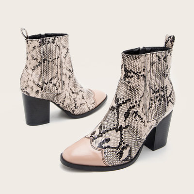 YTH025 Shoes Metal Chain Children'S Boots Autumn 2021 New Fashion Stiletto High Heel Short Boots High Heels Brand Women'