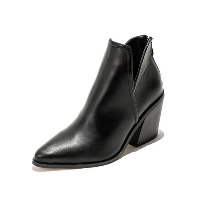 YTH026 Shoes Metal Chain Children'S Boots Autumn 2021 New Fashion Stiletto High Heel Short Boots High Heels Brand Women'