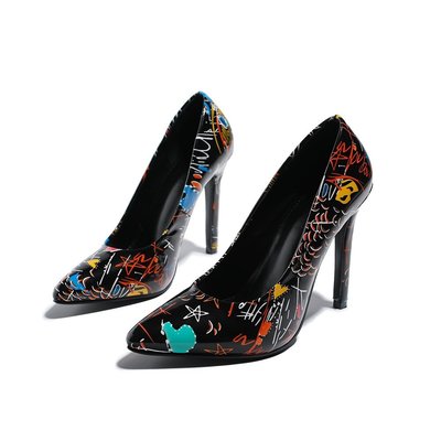 BS159 Women'S Shoes Fashion High Heels Shallow Mouth Pointed Candy Color Thin Personality Niche Single Shoes Fashion Wom