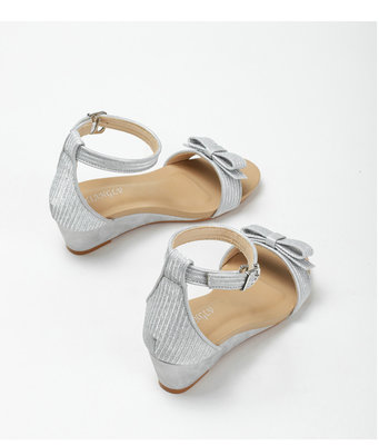 BS169 Fashion Sandals Women'S European And American Rhinestone Cross Strap Back Zipper Wedge Heel Mid-Heel Women'S Shoes