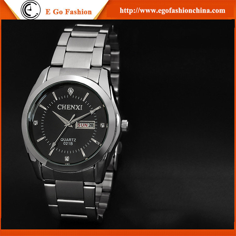021B Round Case Stainless Steel Caseback Watch Original Japan Watches Wholesale Men Watch
