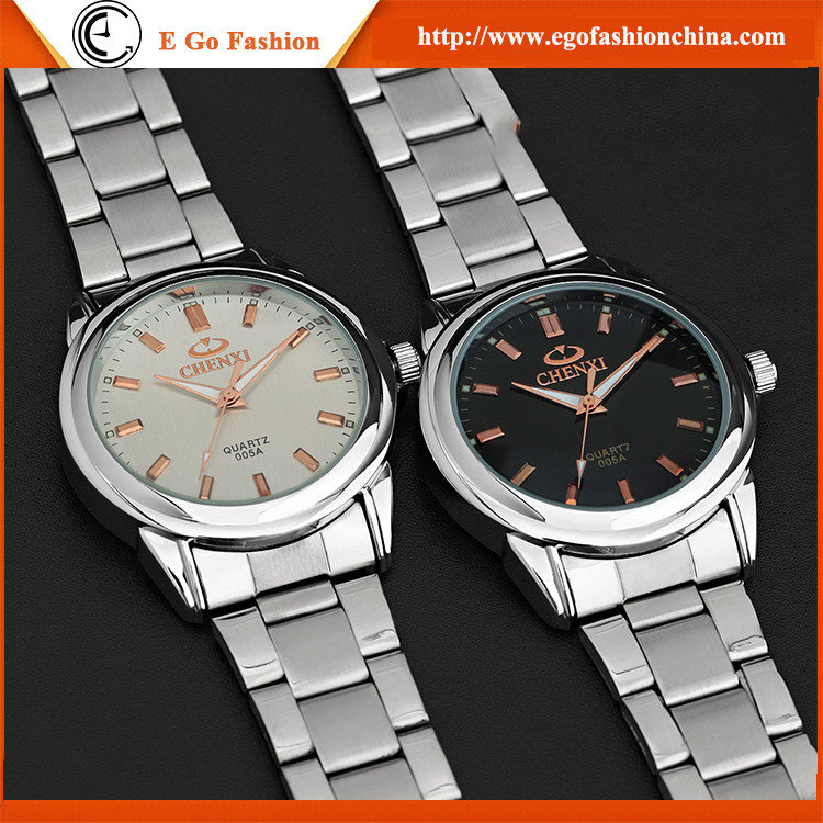 005A Rose Gold Watch Stainless Steel Watches Fashion Business Man Watch OEM Quartz Watches
