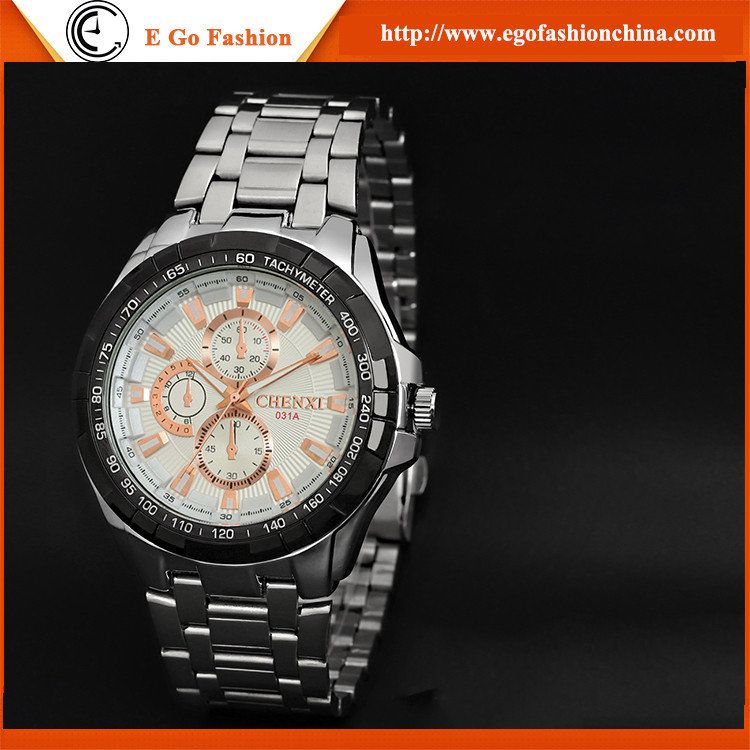 031A Fashion Watches Wholesale Retail MOQ 20PCS Stainless Steel Watch Man Unisex Watches