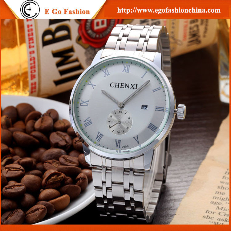 060B Stainless Steel Customized Watch OEM Watch Quartz Men Watch Gift Watches for Business