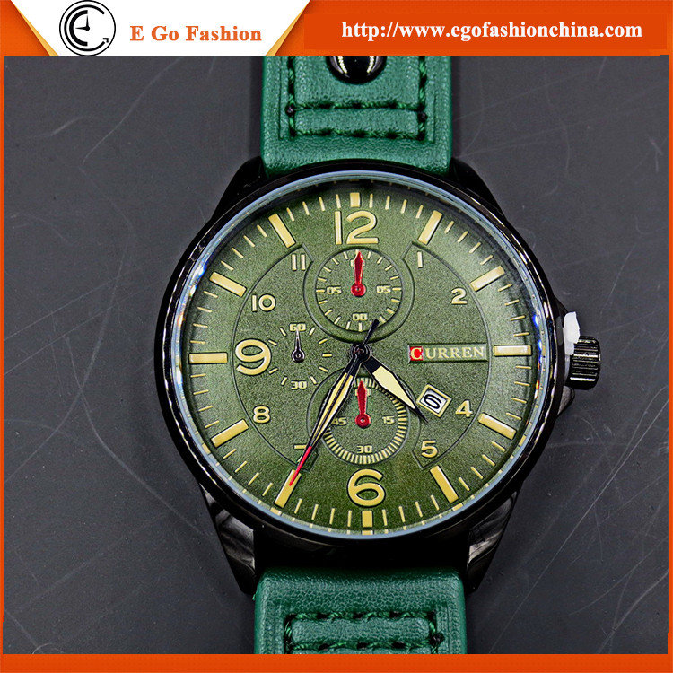 CS Watch Blue Black Orange Army Watch Stainless Steel Back Watch Quartz Analog Watches Man