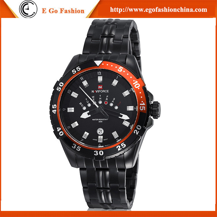 NAVIFORCE Watch Sport Watch for Dancing Boy Full Stainless Steel Business Watch Quartz NEW