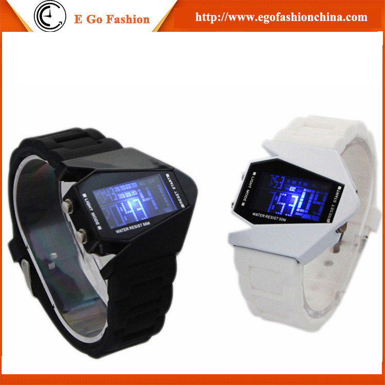 Fashion LED Watch Customized Logo OEM Watch Sports Watch Unisex Hip Hop Boy Casual Watch