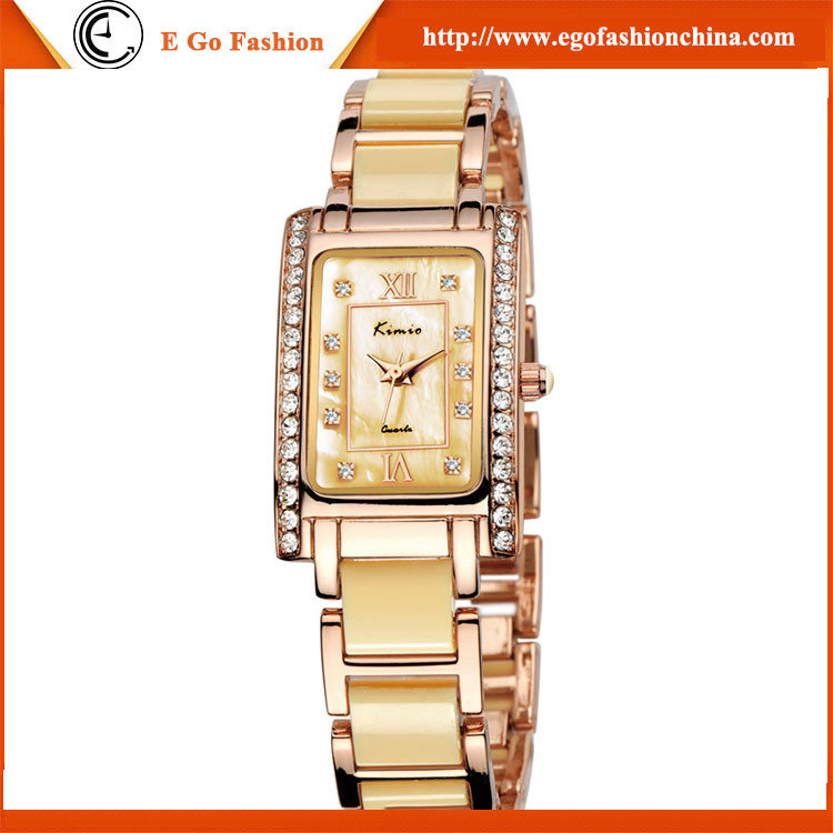 KM12 Fashion Casual Luxury Women's Men Stainless Steel Band Quartz Analog Wrist Watch New