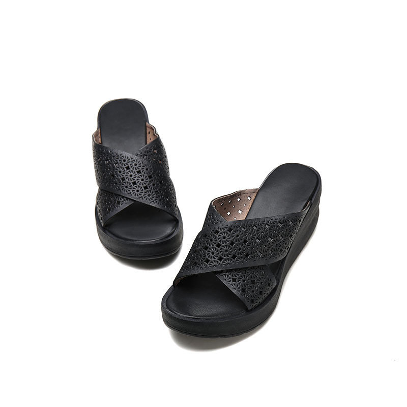 S398 Leather Shoes Handmade Toe Layer Cowhide High Quality Women'S Shoes Custom Logo