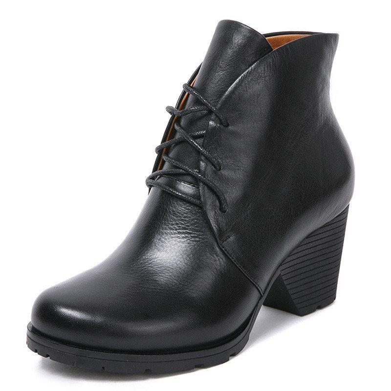 S405 Leather Shoes Handmade Toe Layer Cowhide High Quality Women'S Shoes Custom Logo
