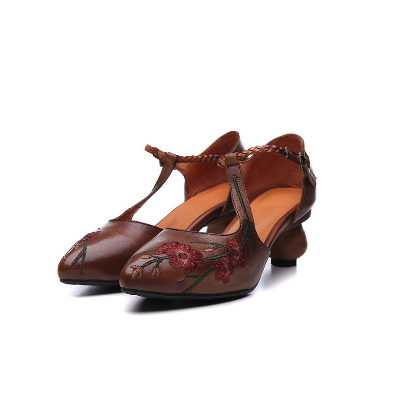S474 Women'S Shoes Summer 2020 Fashion New Products Small Fragrance Leather Wild Breathable Ins Sandals