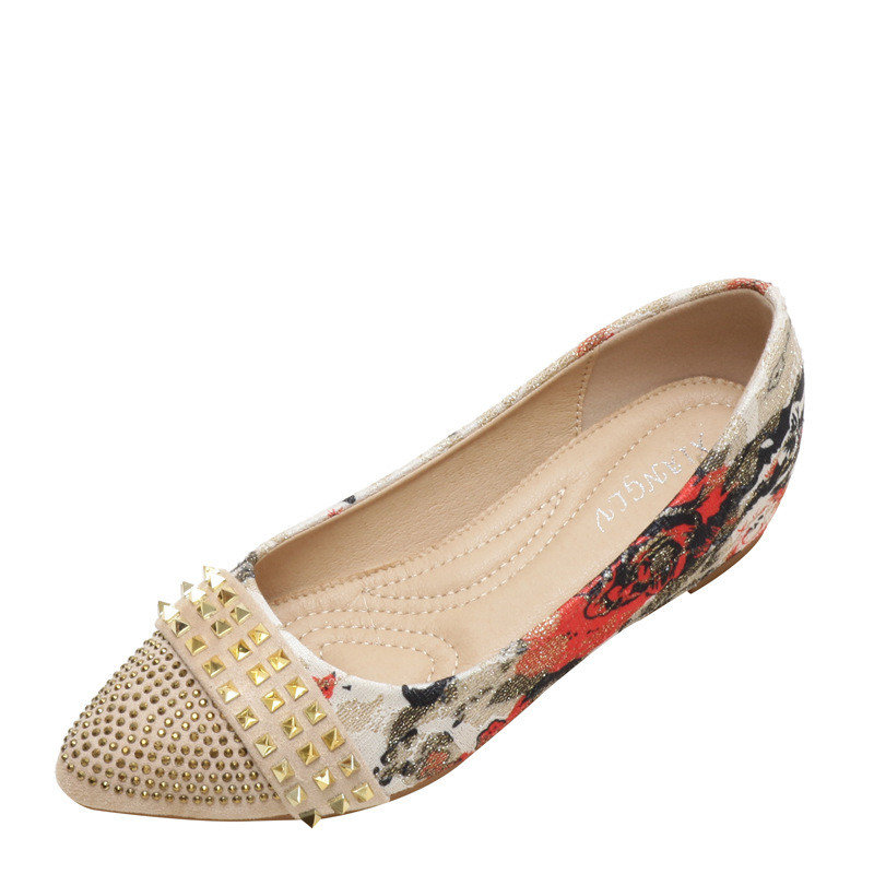 BS143 Internally Increased Single Shoes Women 2021 New Spring And Summer Shallow Mouth Non-Slip Mother Slope Heel Peas S