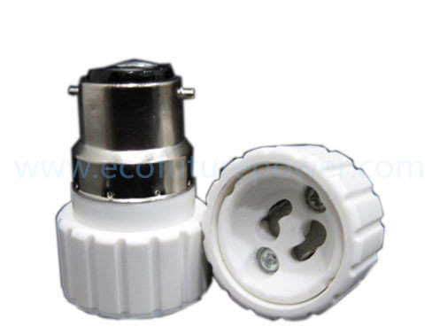 China B22 to Gu10 exchange Holder Base PBT&ceramic supplier