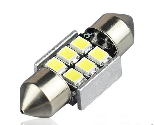 China 2018 DC 12V 6 SMD 2835 2.7W led canbus Double pointed car reading light supplier