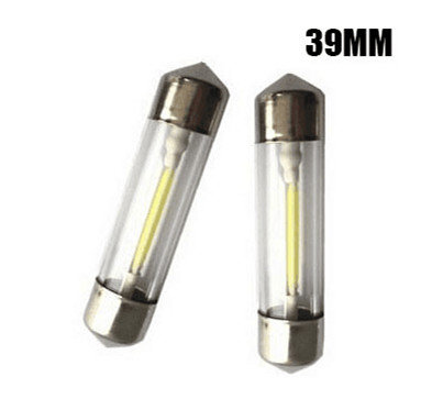 COB LED Car reading lamp festnoon hot selling blue/warm /white three color automotive light supplier