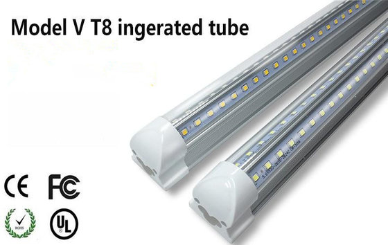 4Ft Double LED 28W T8 integrate Modle V Double power UL driver tube light supplier