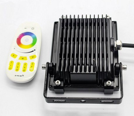 Wifi 2.4G 10W RGBW LED Flood light Ip65 Phone control Meanwell driver EU Plug Spot light supplier